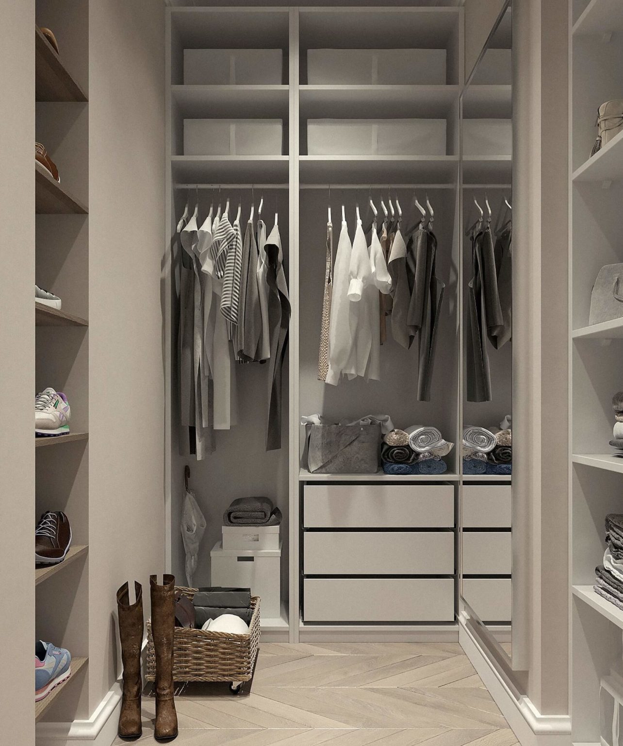 Ideias de guarda-roupas: +18 ideias para você se inspirar