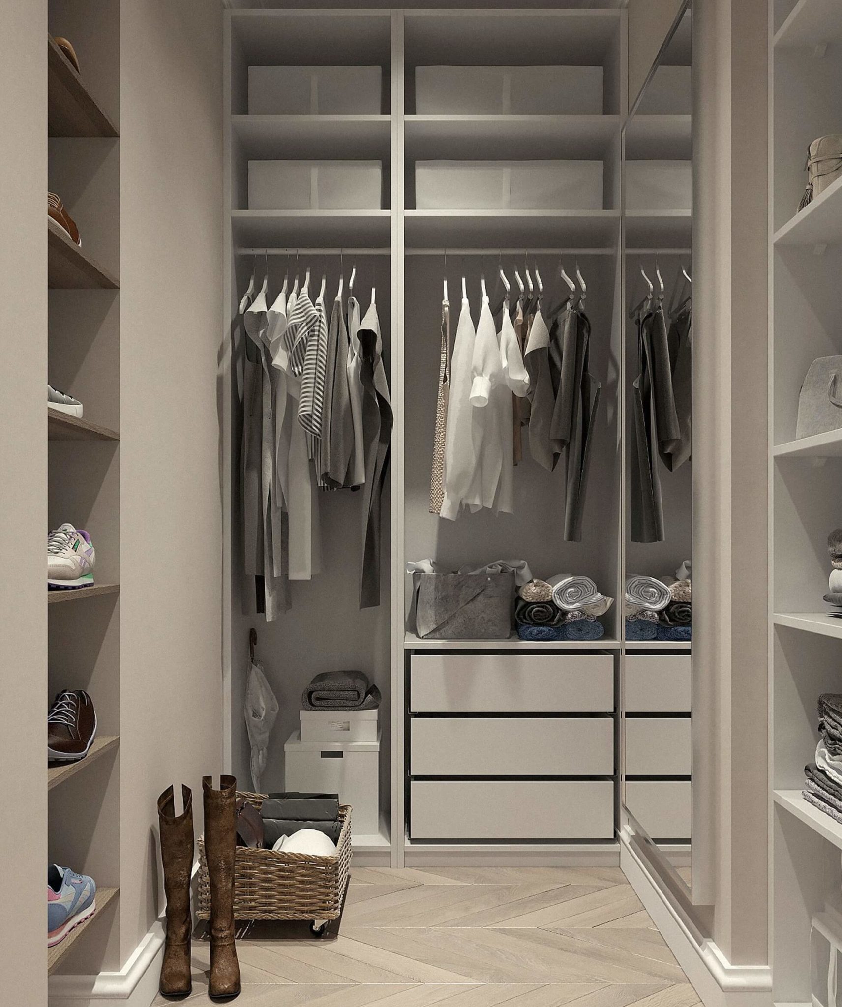 Ideias de guarda-roupas: +18 ideias para você se inspirar