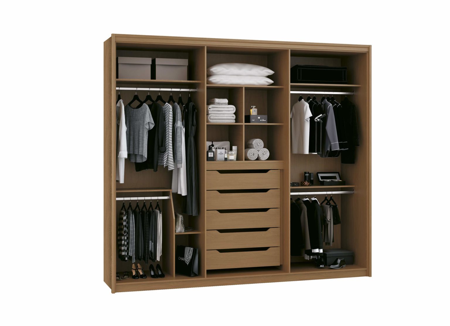 Ideias de guarda-roupas: +18 ideias para você se inspirar