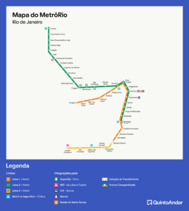 Linhas de Metrô RJ: Tudo sobre o MetrôRio e suas estações